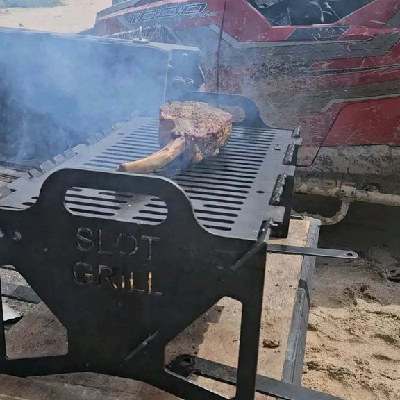 Slot Grill - Collapsible BBQ Grill for Easy Storage Steel – FOFOPO