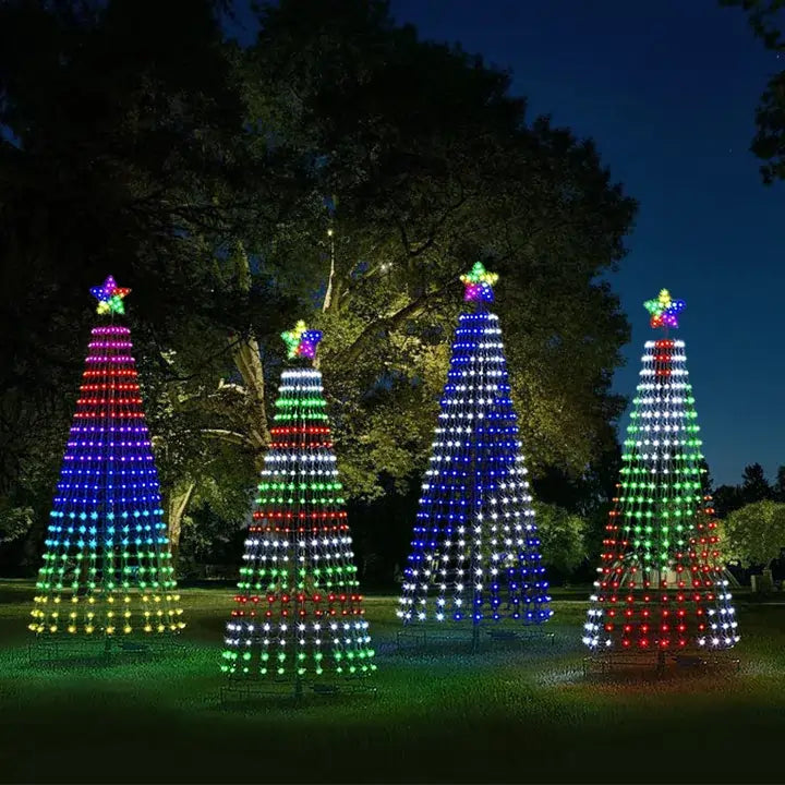 Multicolor LED Animated Lightshow Christmas Tree For Outdoor – FOFOPO